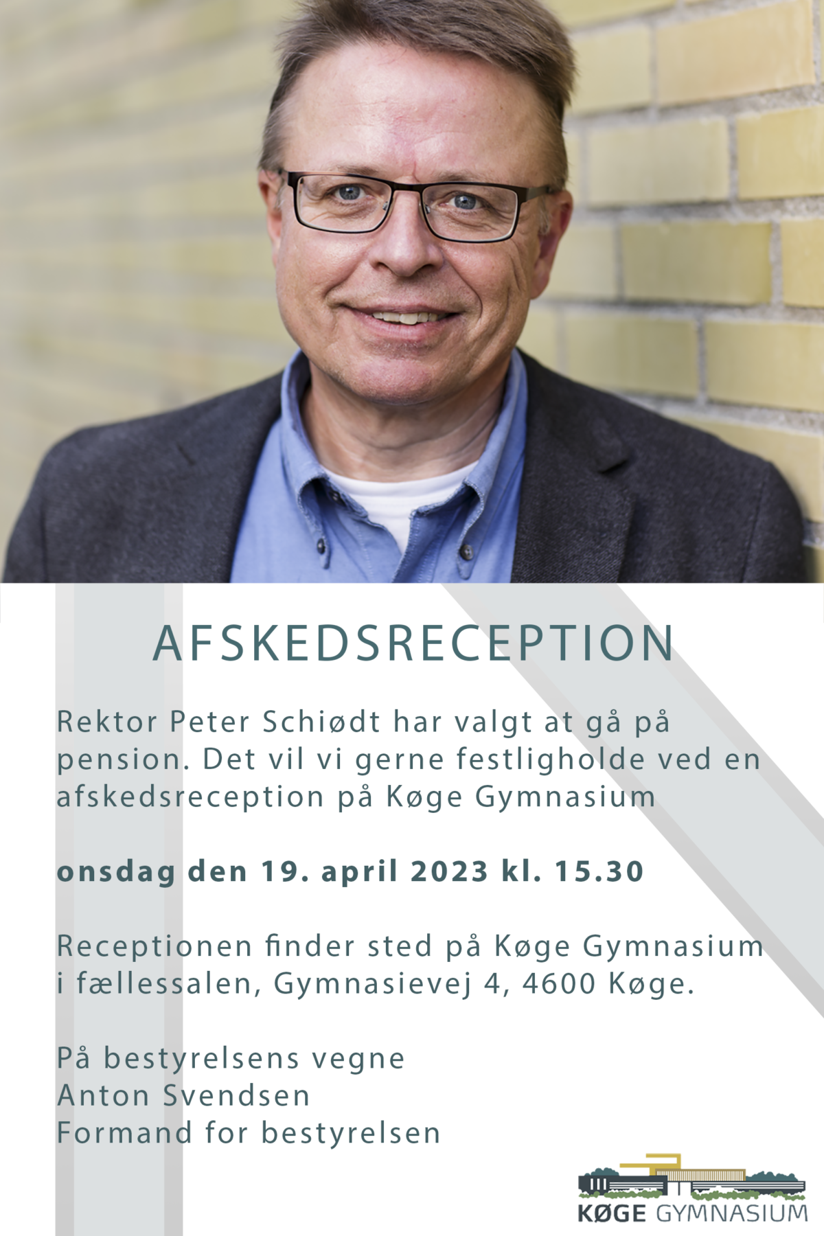 Afskedsreception – Køge gym